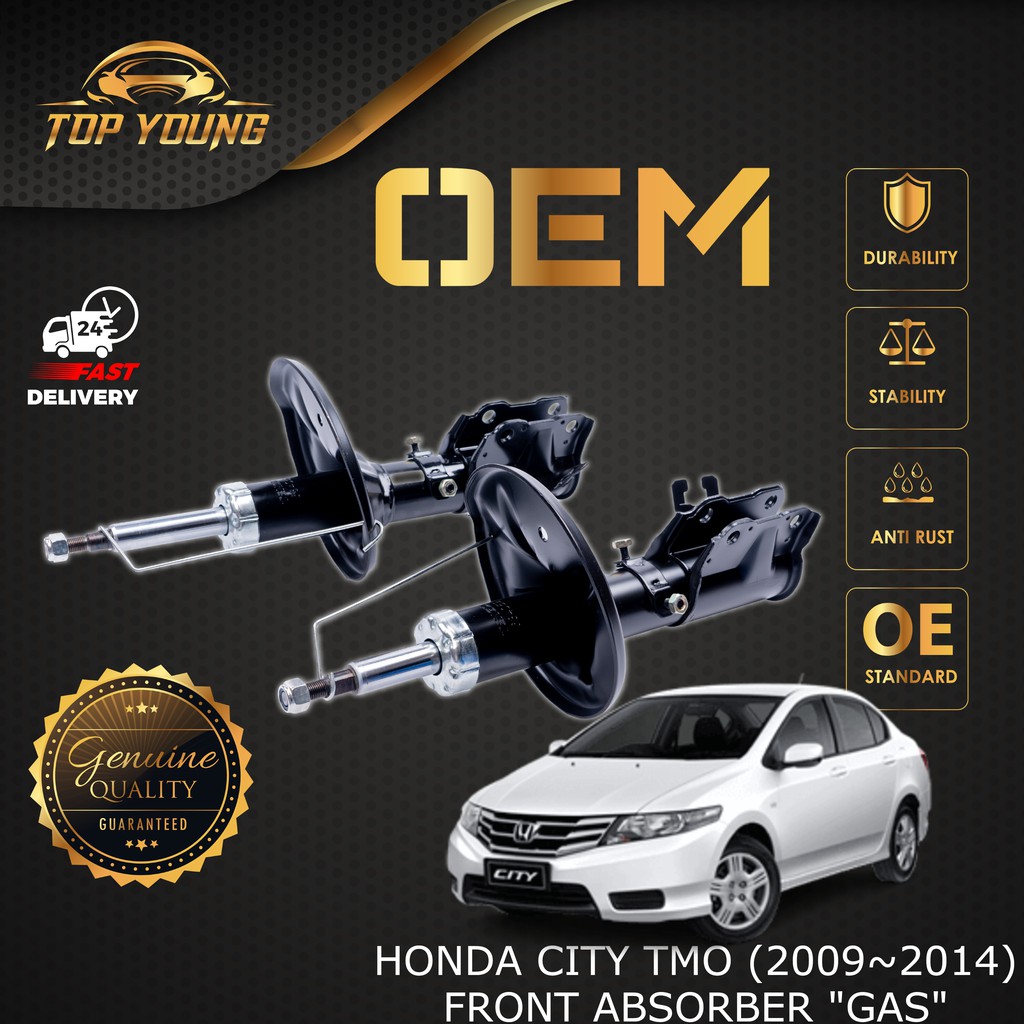 ABSORBER HONDA CITY TMO (2009~2014) FRONT & REAR ABSORBER OEM PRODUCT ...