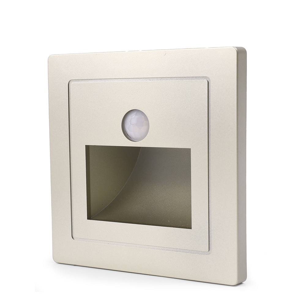 Recessed LED Wall Light Stairs Lights Steps Lamp/ IR Sensor Stair Light ...