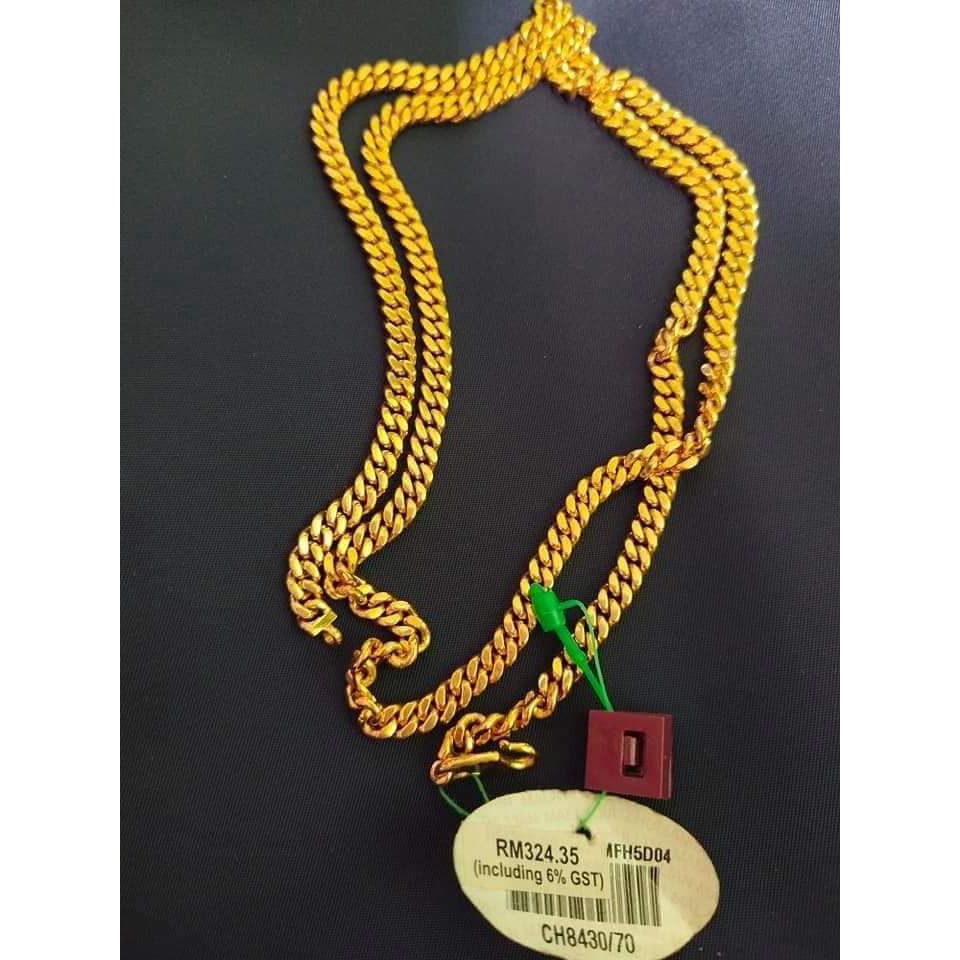 ORIGINAL ZHULIAN Rantai Leher Tapak Gajah lebar 0.5cm by Zhulian ...