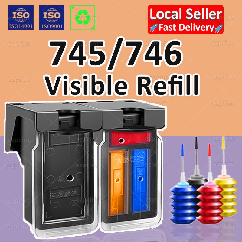 Compatible Canon PG 745 XL CL 746 XL Ink Cartridge Canon TS3470 Ink ...