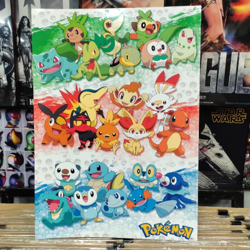 Pokemon A3 Size Poster | Shopee Malaysia