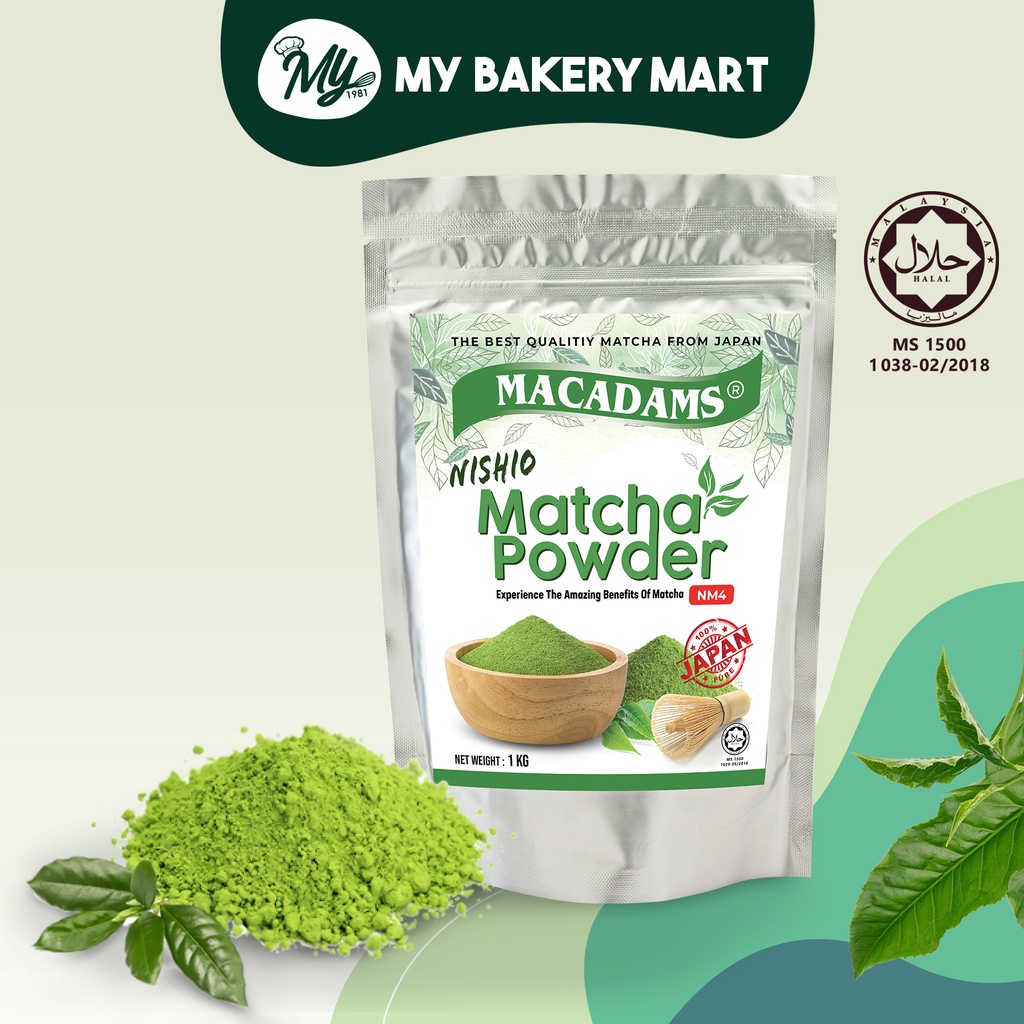 MACADAMS Ceremonial Matcha Japan Nishio premium green tea powder ...