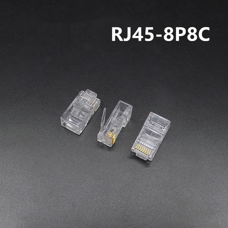 10Pcs RJ11 RJ45 6P2C 6P4C 6P6C 8P8C Telephone Internet Modular Plug Jack Network Connector ...