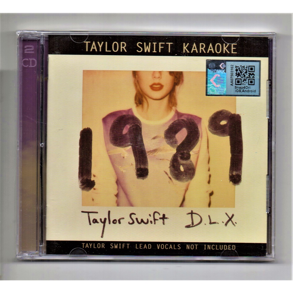 Taylor Swift - 1989 Deluxe Karaoke ( CD + DVD ) | Shopee Malaysia