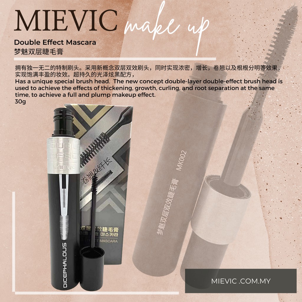 Mievic Make Up Double Effect Mascara | Shopee Malaysia