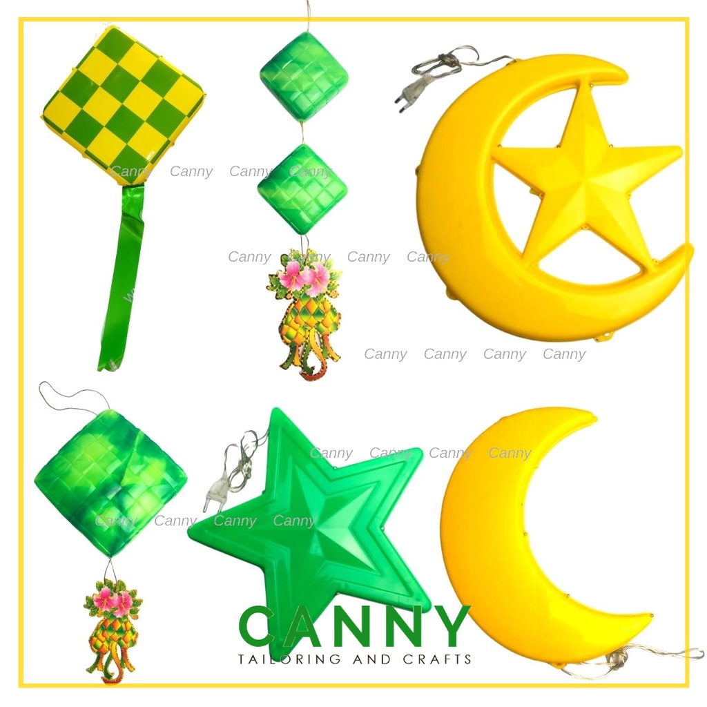 [Raya ] Ketupat Plastik Hiasan Raya / Raya Aidilfitri Decoration / Home ...