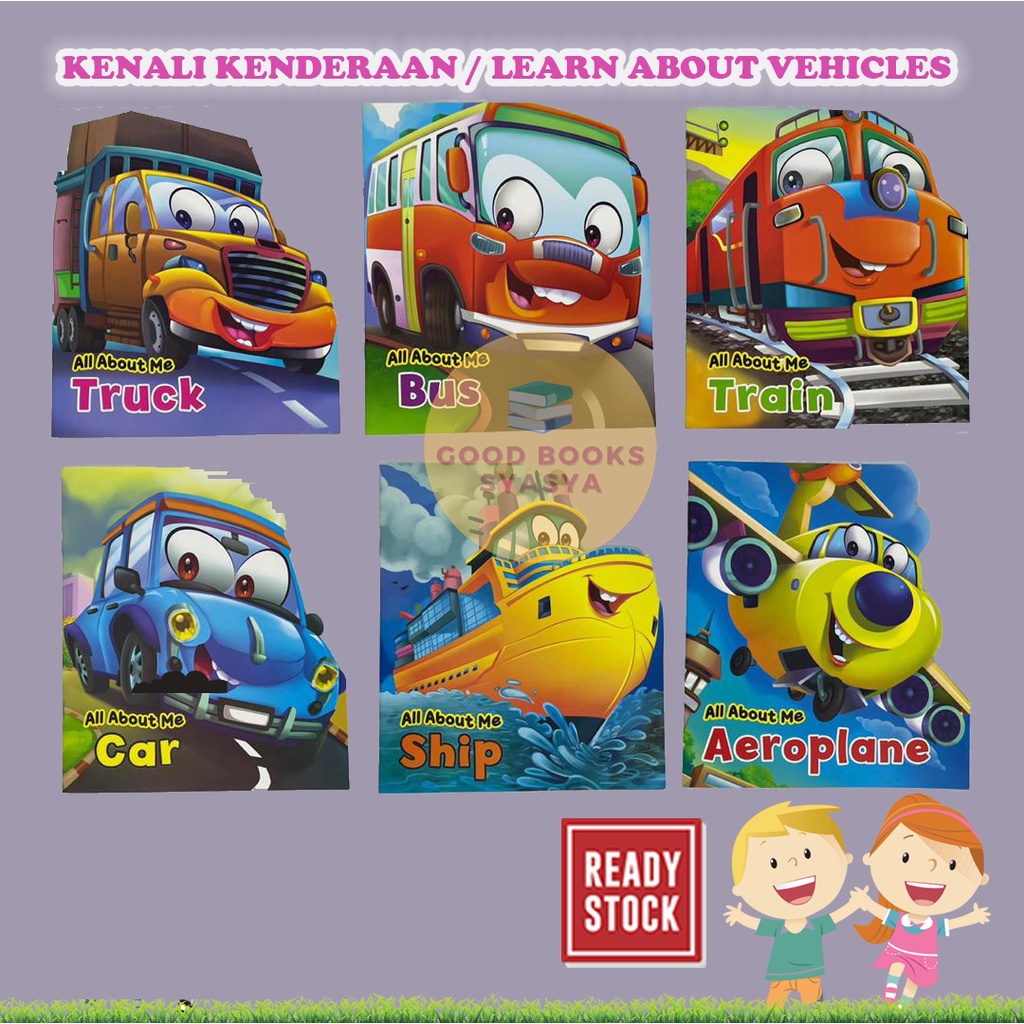 [STORYBOOK] All About Me Vehicles (Ready Stock) | Shopee Malaysia