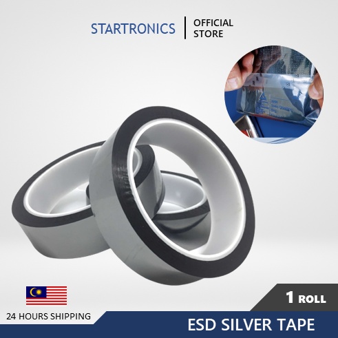 ESD Silver Transparent Anti Static Grid Tape for Cleanroom | Shopee ...