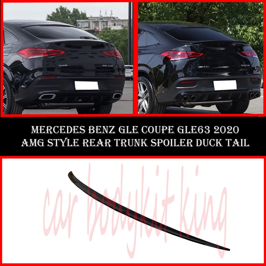 MERCEDES BENZ GLE COUPE GLE63 2020 AMG STYLE REAR TRUNK SPOILER DUCK ...
