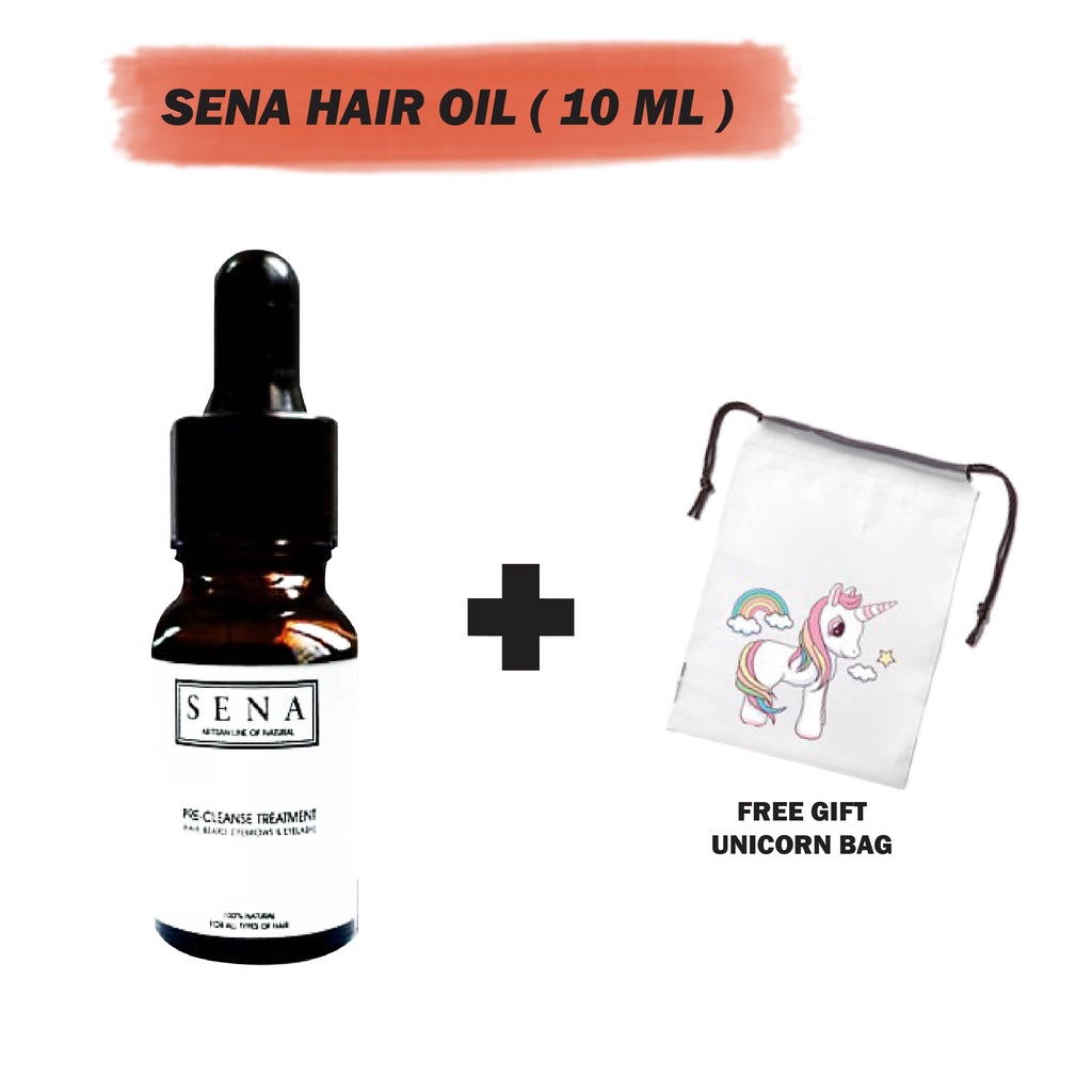 SENA HAIR OIL ORIGINAL HQ FREE GIFT Sena Pre-Cleanse Treatment- (3 free ...
