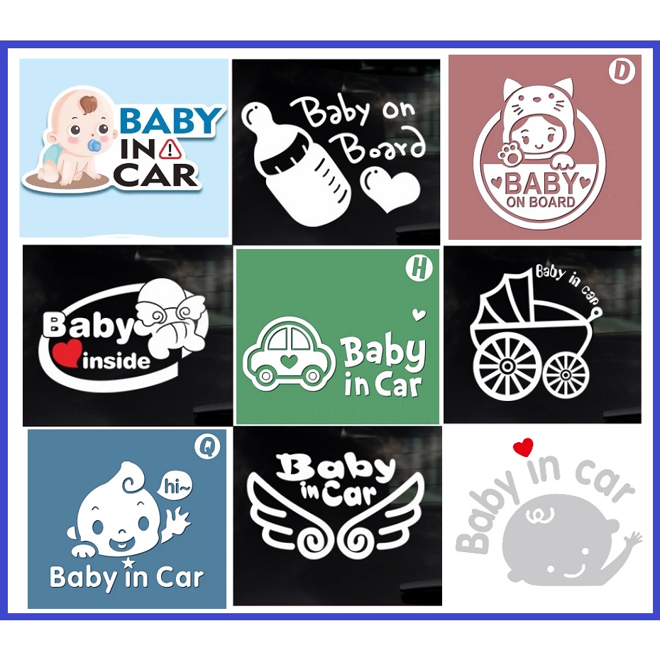 Baby on Board Car Sticker/ Magnetic Sticker | Shopee Malaysia