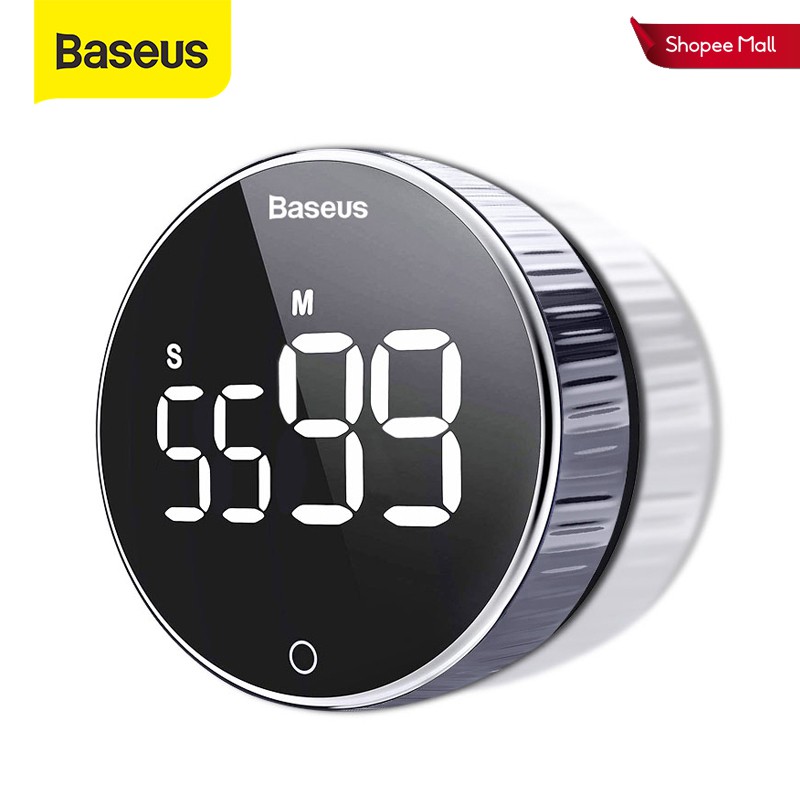 Baseus LED Digital Kitchen Timer Manual Countdown Kitchen Timer ...