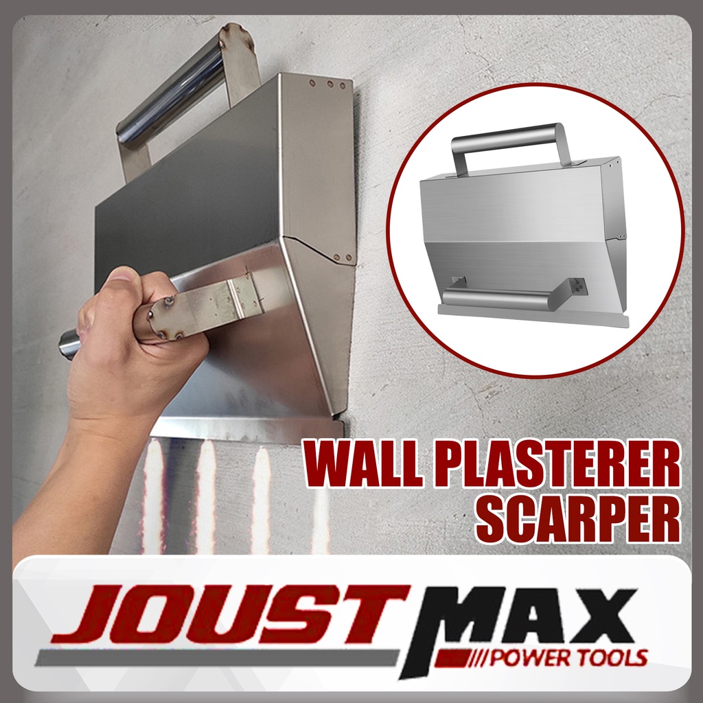 Stainless Steel Wall Plaster Concrete Scraping Dust Trowel Powder Putty ...