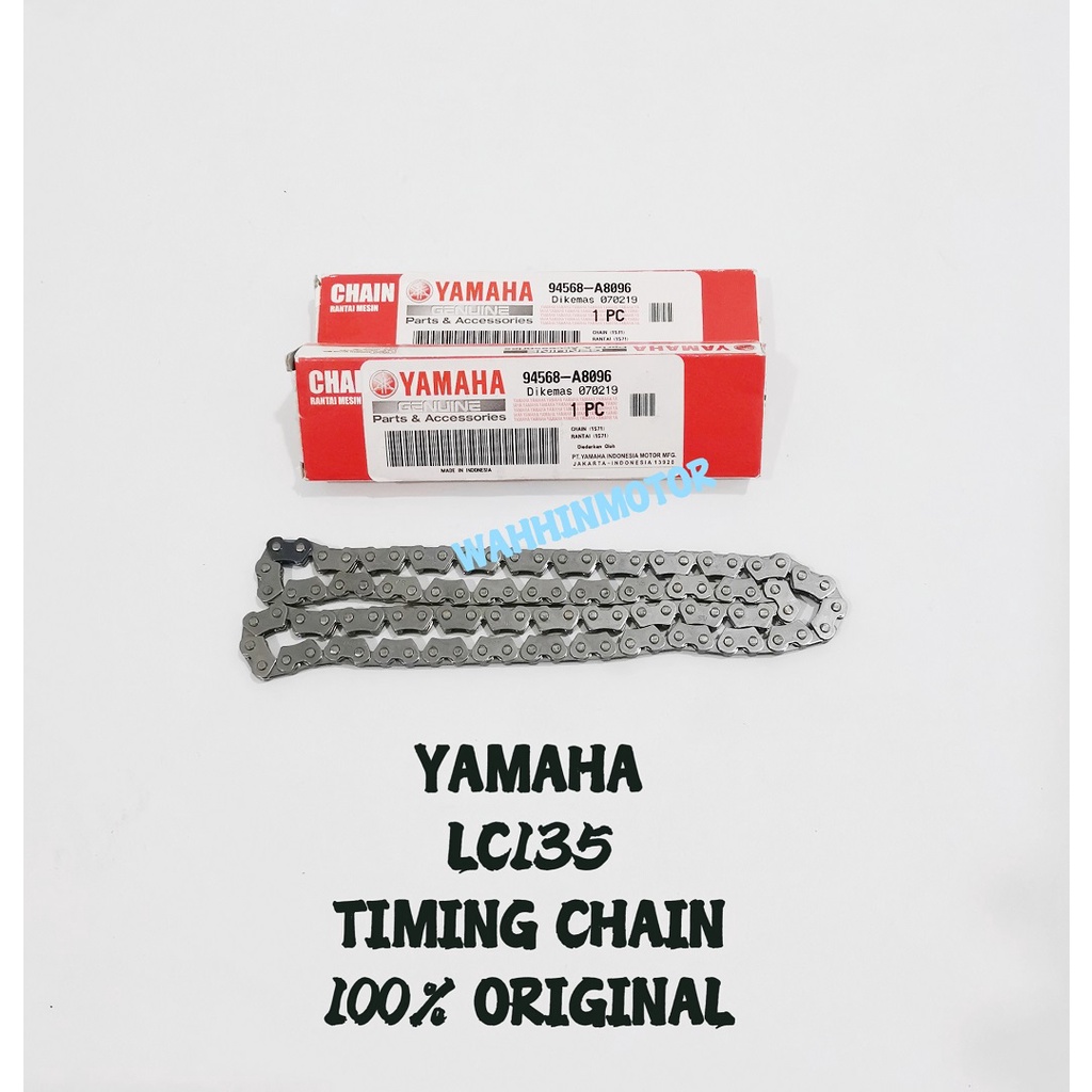 100% ORIGINAL HLY YAMAHA LC135 FZ150 Y15ZR NMAX NVX TIMING CHAIN RANTAI ...