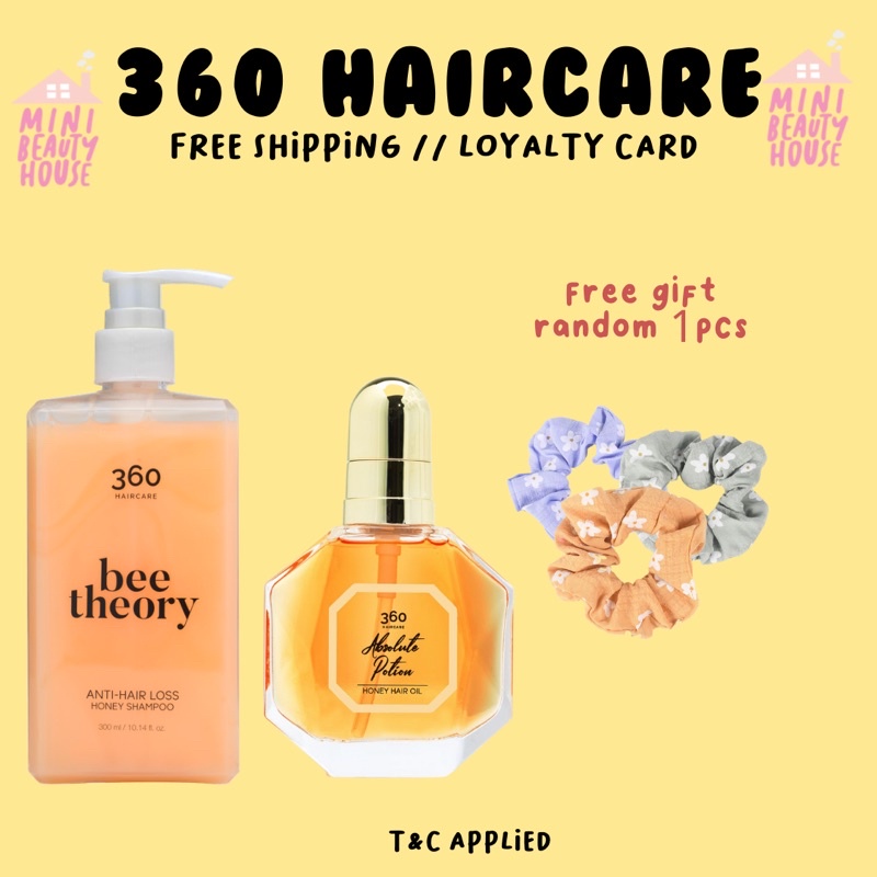 [READYSTOCK] 360 HAIRCARE BEE THEORY ANTI HAIR LOSS HONEY SHAMPOO ...