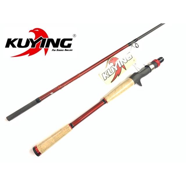 KUYING Freestyle Walker Baitcasting & Spinning Rod Joran Pancing Travel ...
