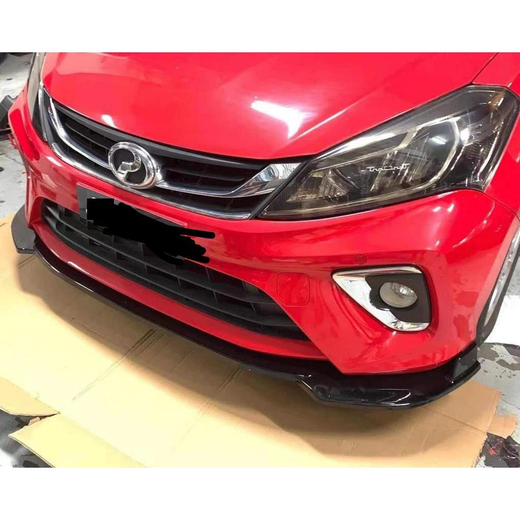 Car Perodua Myvi 2018 Front Bumper Diffuser Lip Wrap Angle Splitters ...
