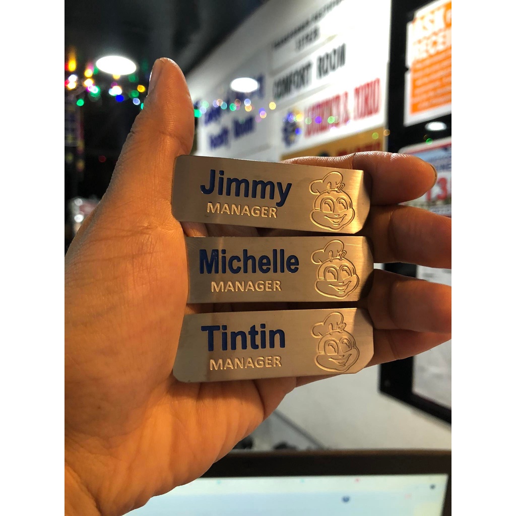 NAMEPLATE JOLIBEE / KUYA J /GREENWHICH / GEN ONE / CHOWKING / GEN ONE ...