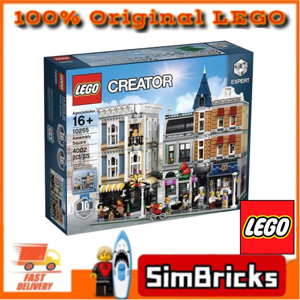 (SimBricks) (Dented Box ) LEGO 10255 CREATOR Assembly Square | Shopee ...