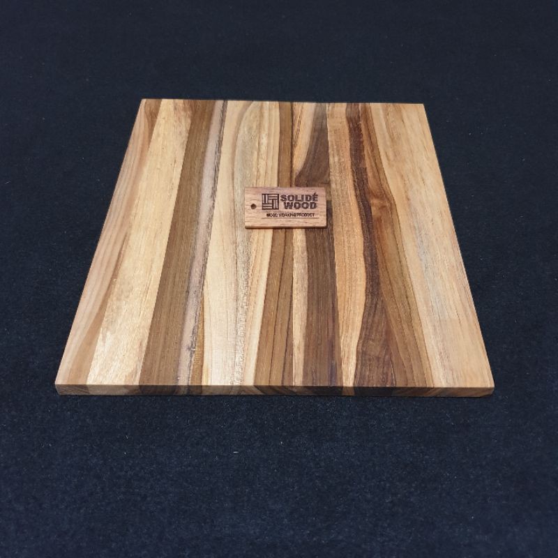 KAYU Solidline Cutting Board 30cm x 26cm Teak Wood Cutting Board ...