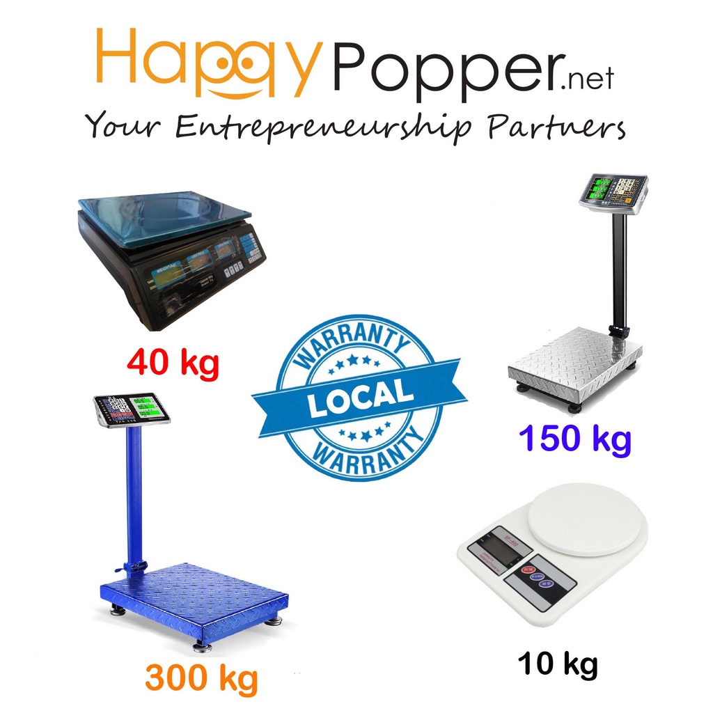 Happypopper Rechargeable Penimbang Digital Timbang Scale 10 40 150 300 kg Pric Electric 10kg ...