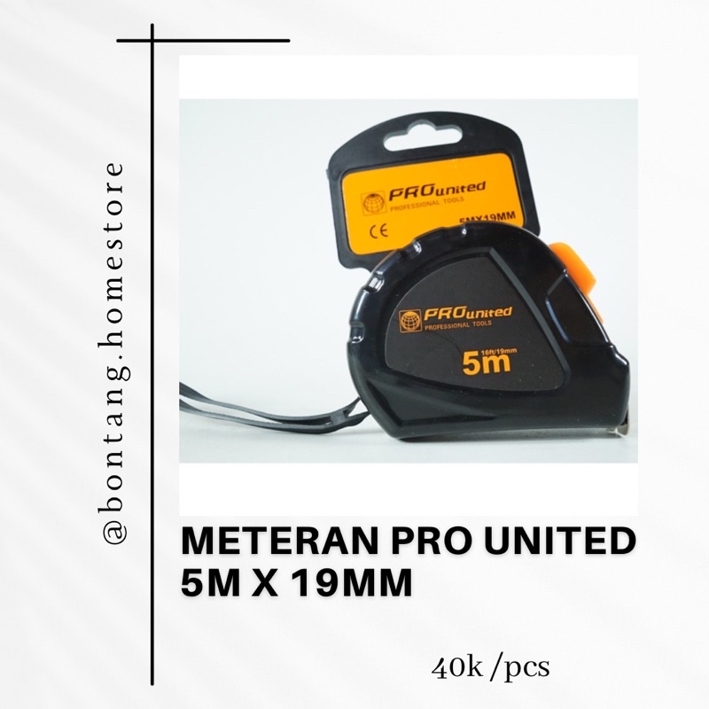 United PRO METER 5M x 19MM | Shopee Malaysia