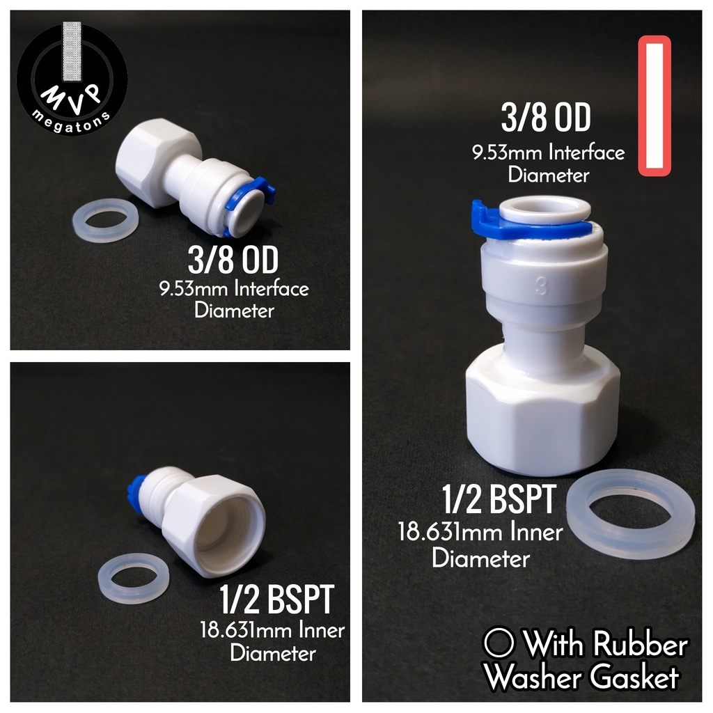 RO Fittings Straight Female Adapter BSPT Quick Fittings Quick Connect ...