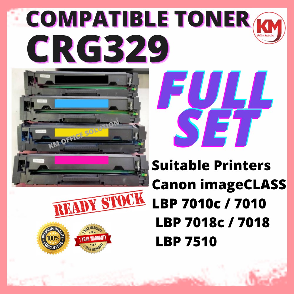 Canon CRG329 Cartridge 329 Compatible 329 LaserShot LBP7010C LBP7018C ...