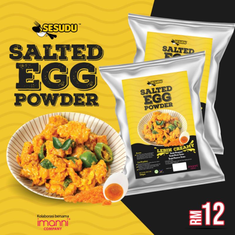😍[READY STOCK]😍 [Pilihan Hotel] Salted Egg Powder Serbuk Asli Salted ...