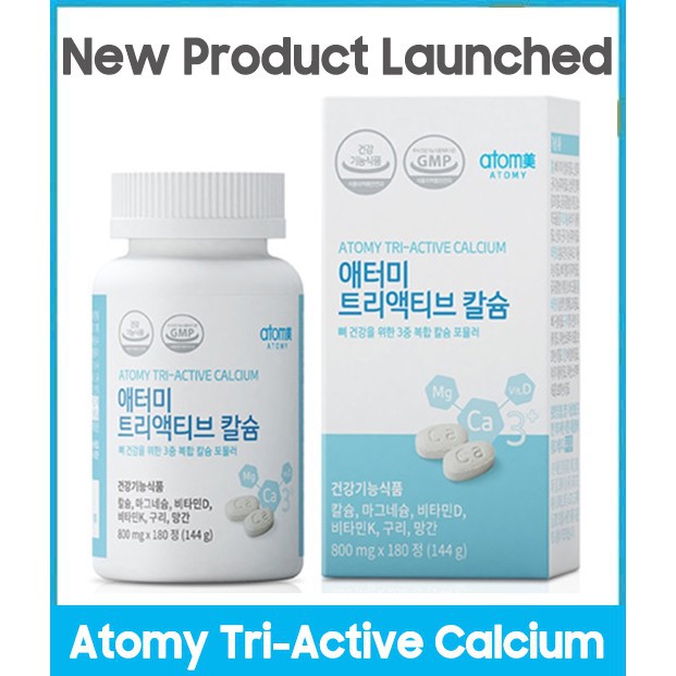 Atomy Tri-Active Calcium 800mg x 180 Tablets / 1 bottle | Shopee Malaysia