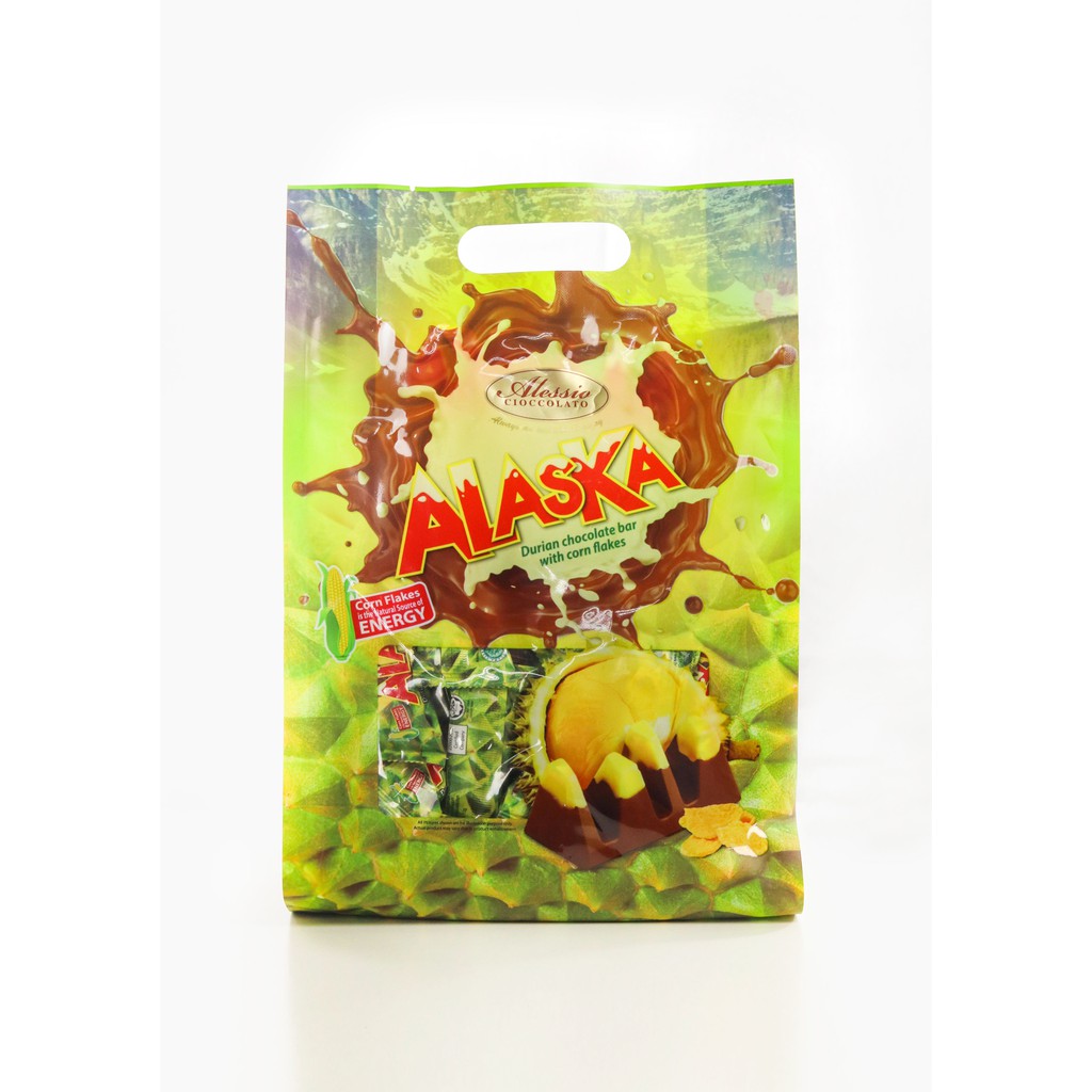 ALESSIO - Alaska Durian Chocolate with Corn Flake | Shopee Malaysia