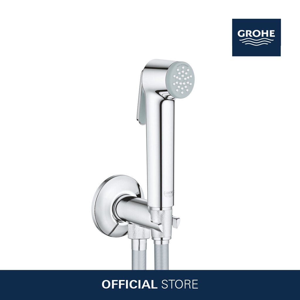 GROHE Tempesta-F Trigger Spray Set With Angle Valve | Bidet Spray ...