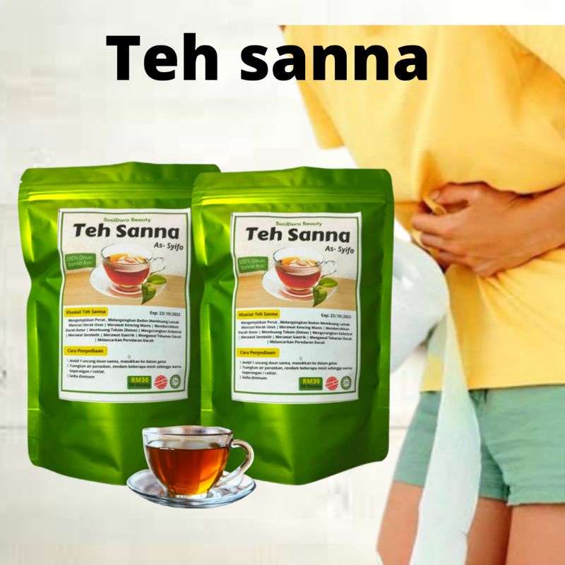 💯HOT SELLING💥Sanna Tea 100% Teh kurus Badan Mantap Slimming Tea | Daun ...