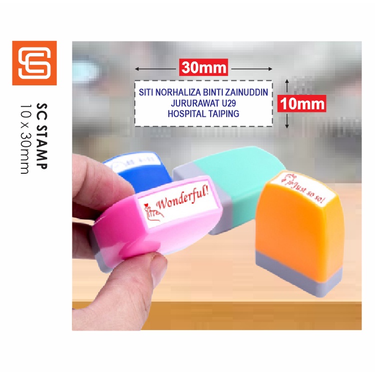 SC MINI FLASH STAMP WITH INK | Shopee Malaysia