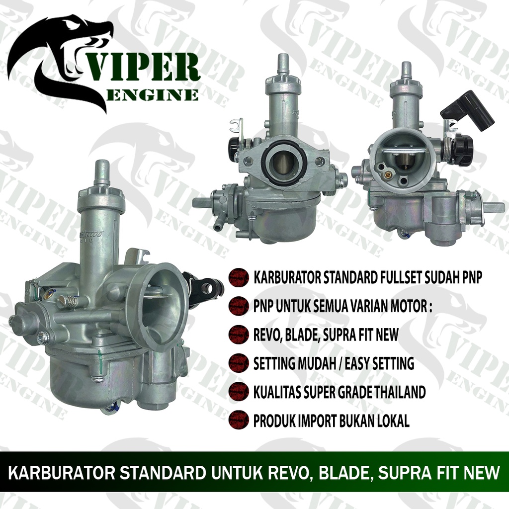 Carburetor KEIHIN STANDARD REVO ABSOLUTE BLADE NEW BLADE 110 BLADE 125 OLD REVO FIT REVO ...