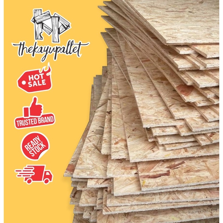 OSB board 4’ x 2’ x 9mm tebal - (saiz 4’ x 3’ x 9mm dan 4’ x 4’ x 9mm ...