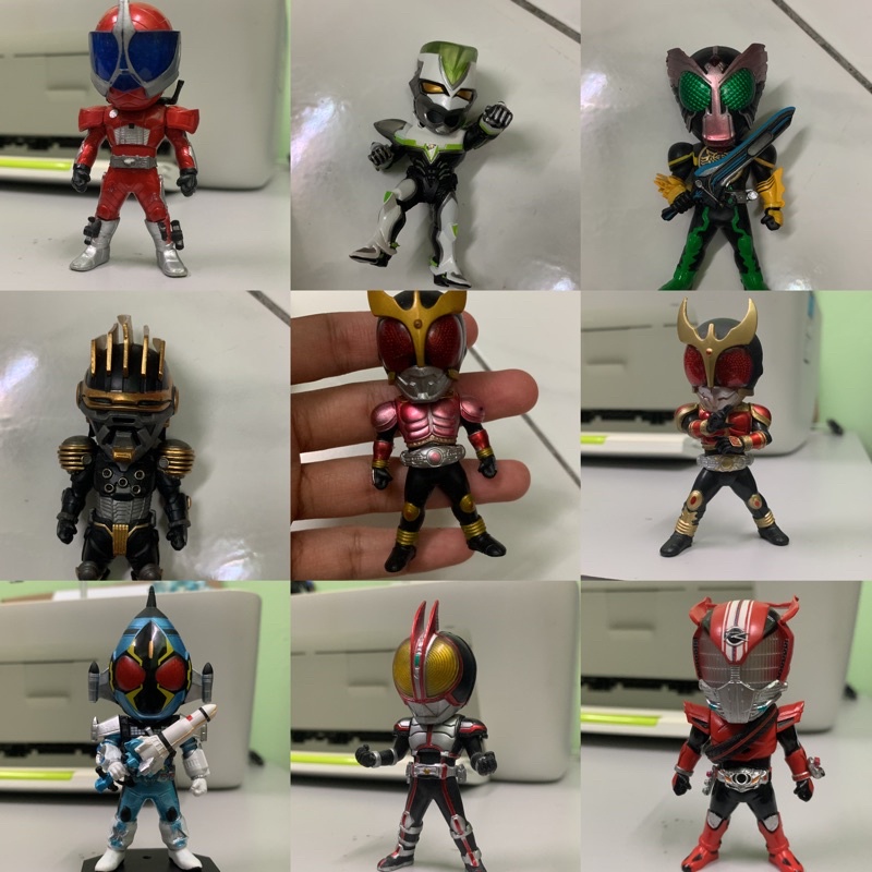 ORIGINAL Bandai Kamen Rider WCF figure Mini Zio Kuuga Drive Faiz Fourze ...