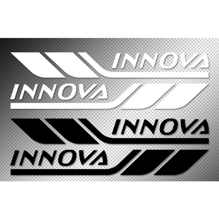 Stickers | 2x Toyota Innova Logo | Decals | Stripes | Vinyl Weather ...