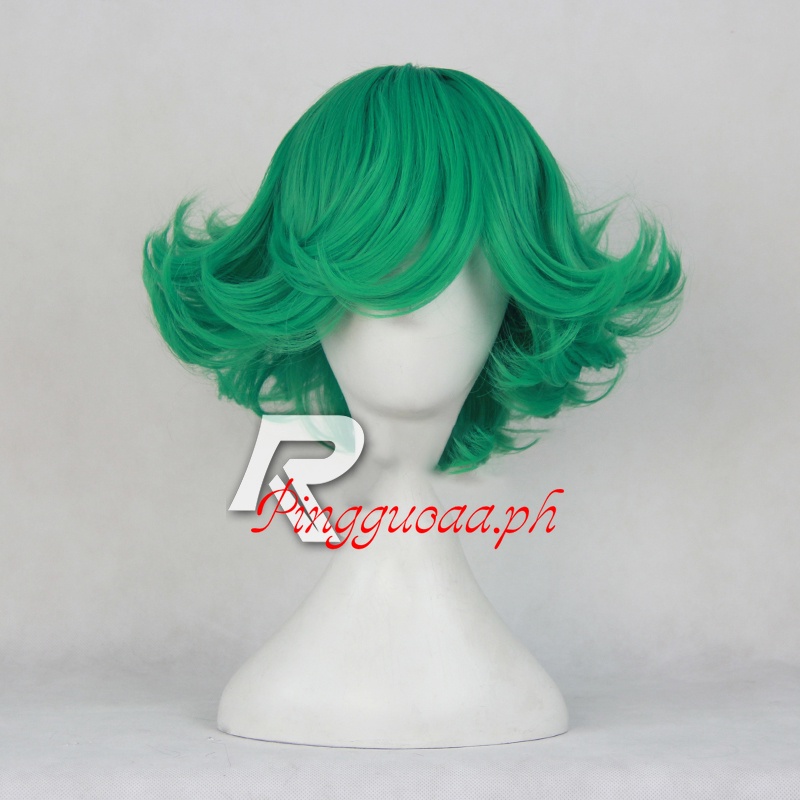 Ruler One Punch Man Senritsu No Tatsumaki Cosplay Wig Green Curly Heat ...