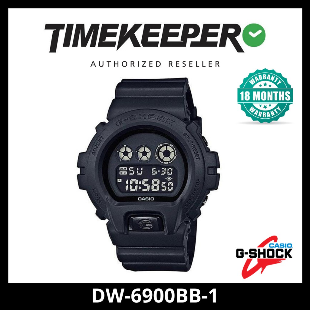 CASIO G-SHOCK DW6900BB-1 Black Men Sports Watch | Shopee Malaysia