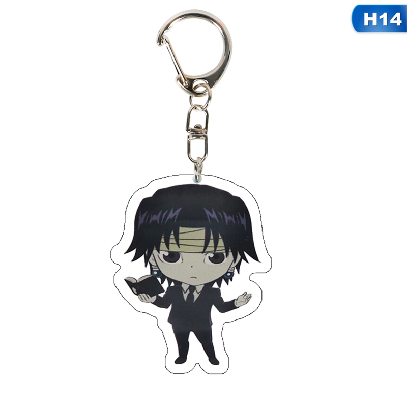 Jinfucha Hunter x Hunter Anime Acrylic Keychain Hisoka Morow, Chrollo ...