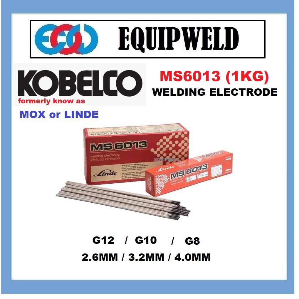 KOBELCO MS6013 WELDING ELECTRODE (1KG) (G12 2.6MM G10 3.2MM G8 4.0MM ...