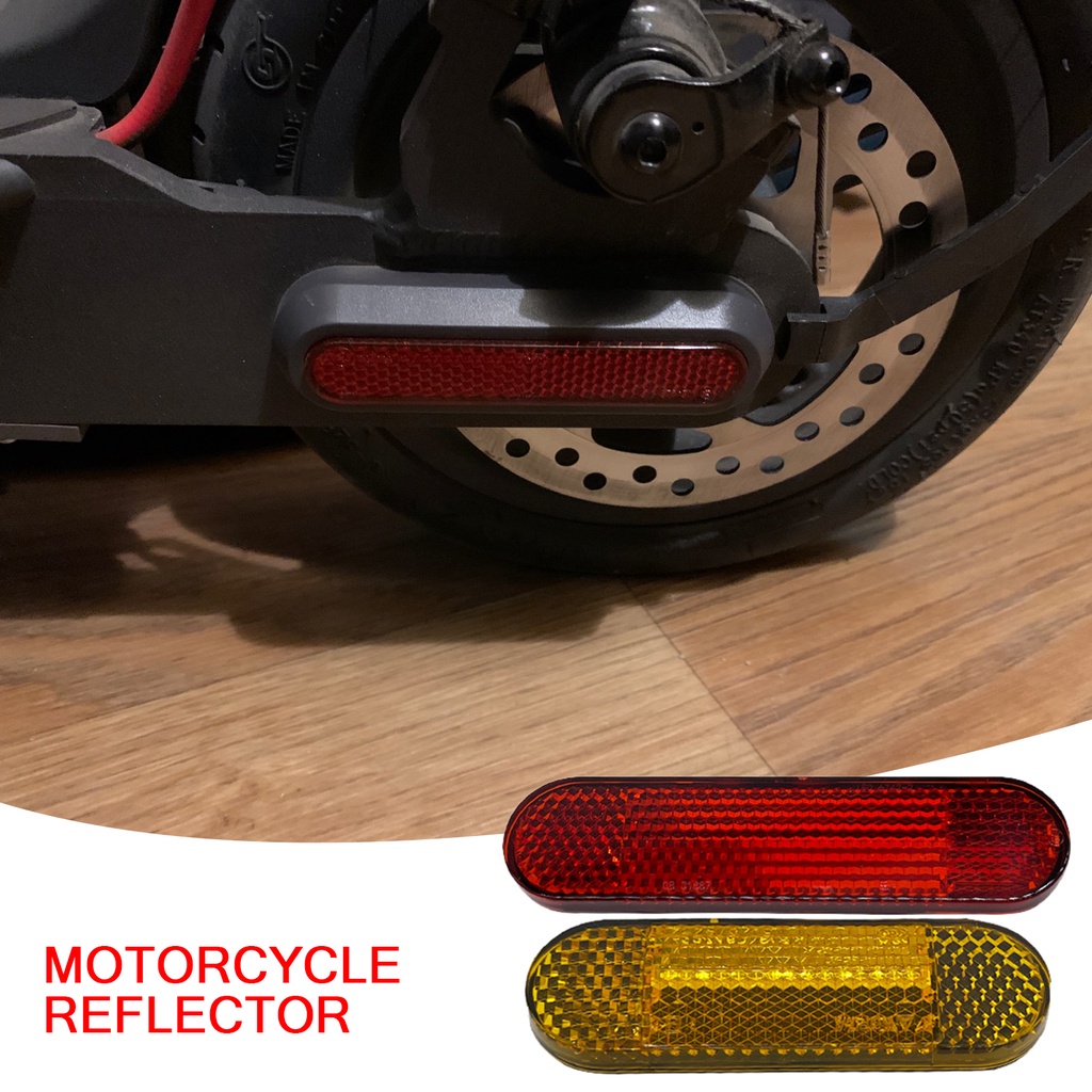 1 Pair Red Plastic Reflectors For Trucks, Motorcycles, ATVs, Dirt Bikes ...