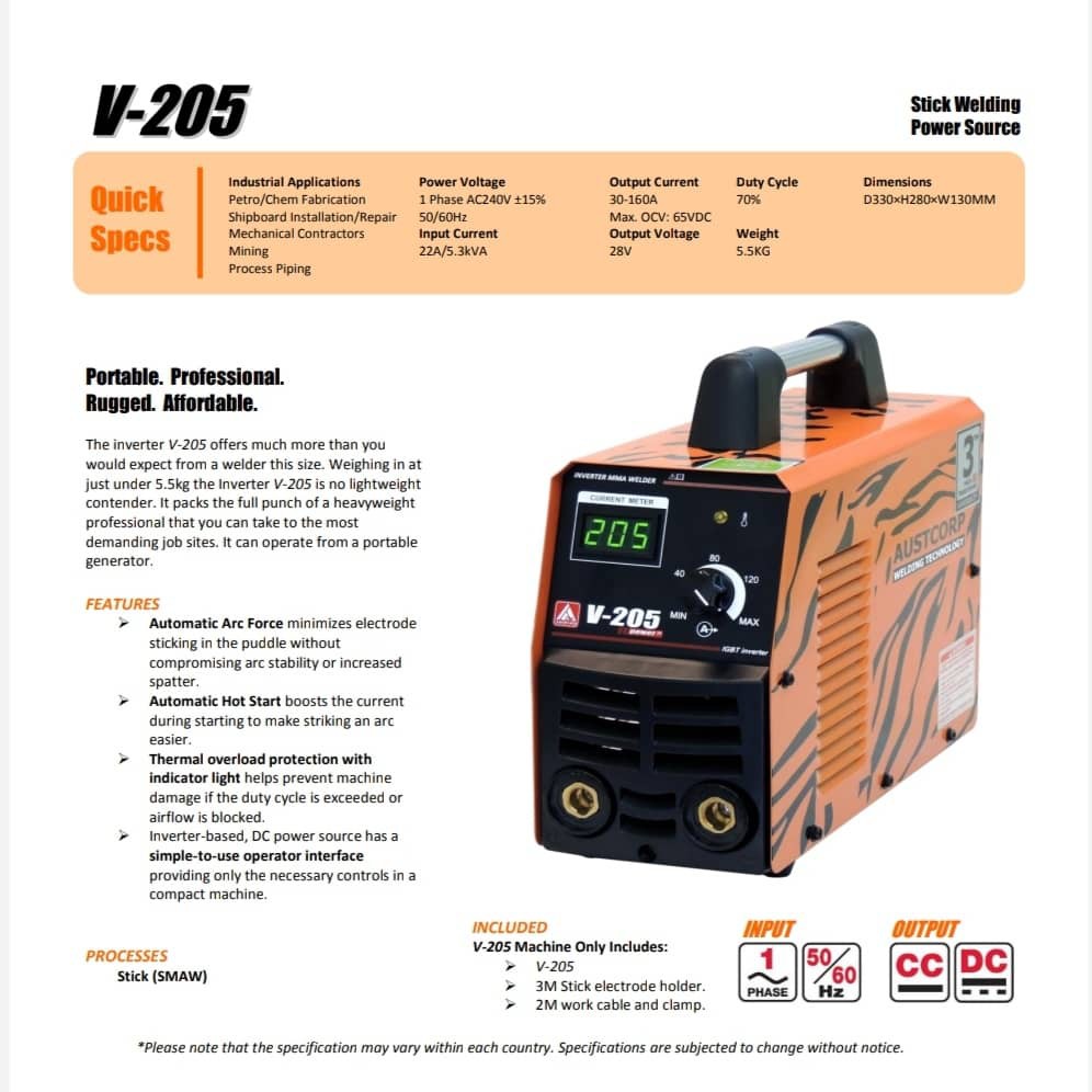 AUSTCORP INVERTER MMA V-205 RM700 | Shopee Malaysia