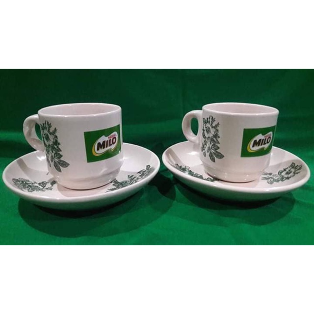 CAWAN MILO 2Set 2cawan dan 2 piring | Shopee Malaysia