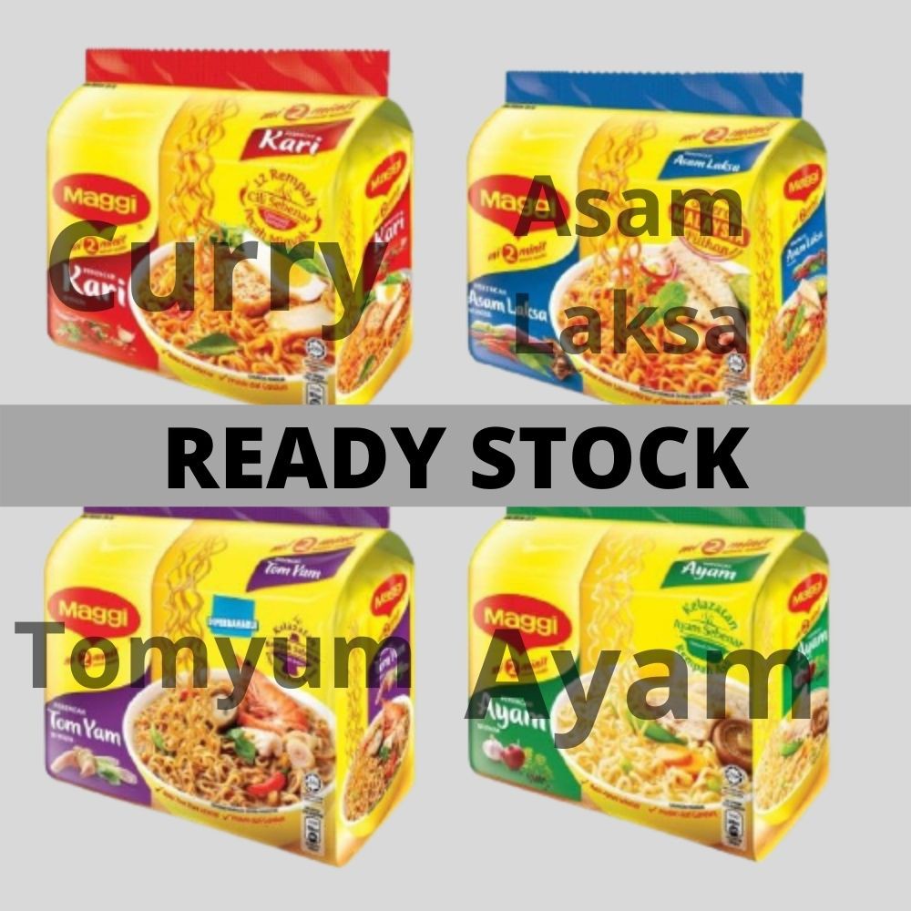 Maggi 2 Minute Mee Noodles Instant Noodles Maggie Mee (Curry / Chicken ...