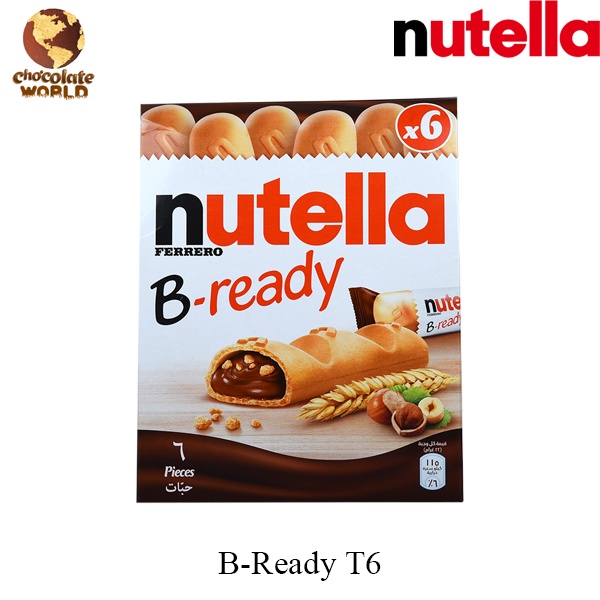 Nutella B-ready 6 sticks (T6) 132g (BB: 12/2025) | Shopee Malaysia