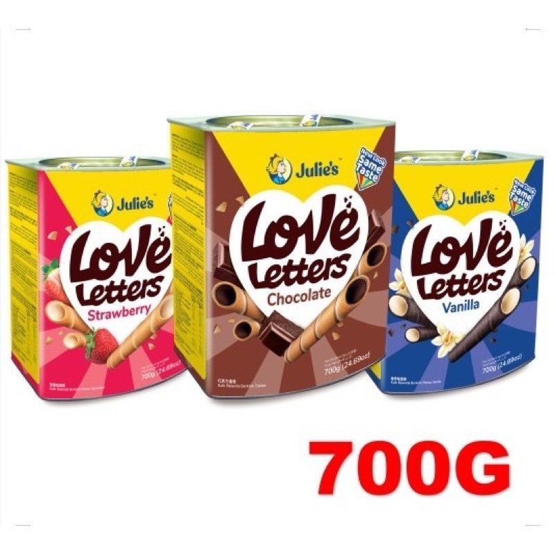 JULIE'S Love Letter Wafer Roll (Chocolate ) 700G | Shopee Malaysia