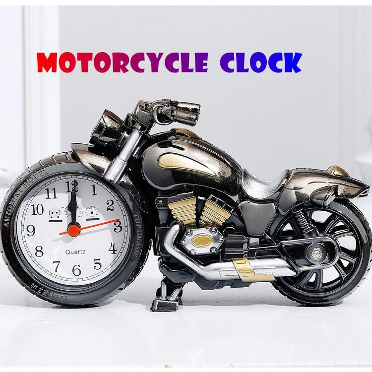 Nordic Classic Mini Motorcycle design Wall Clock Alarm Clocks Display ...