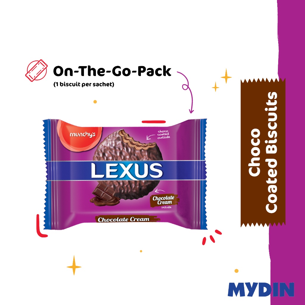Munchy's Lexus Choco Coated Cream Biscuit (360g) | Shopee Malaysia